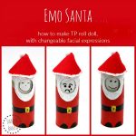 Emo Santa doll, with changeable facial expression – Danya Banya