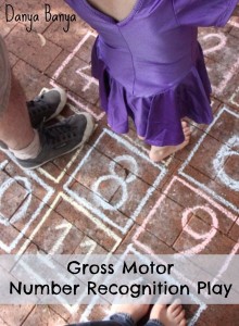 Gross Motor: Number Recognition Play – Danya Banya