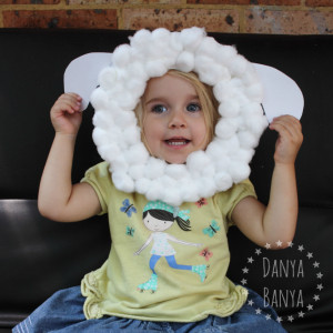 Paper Plate Sheep Mask for Kids – Danya Banya