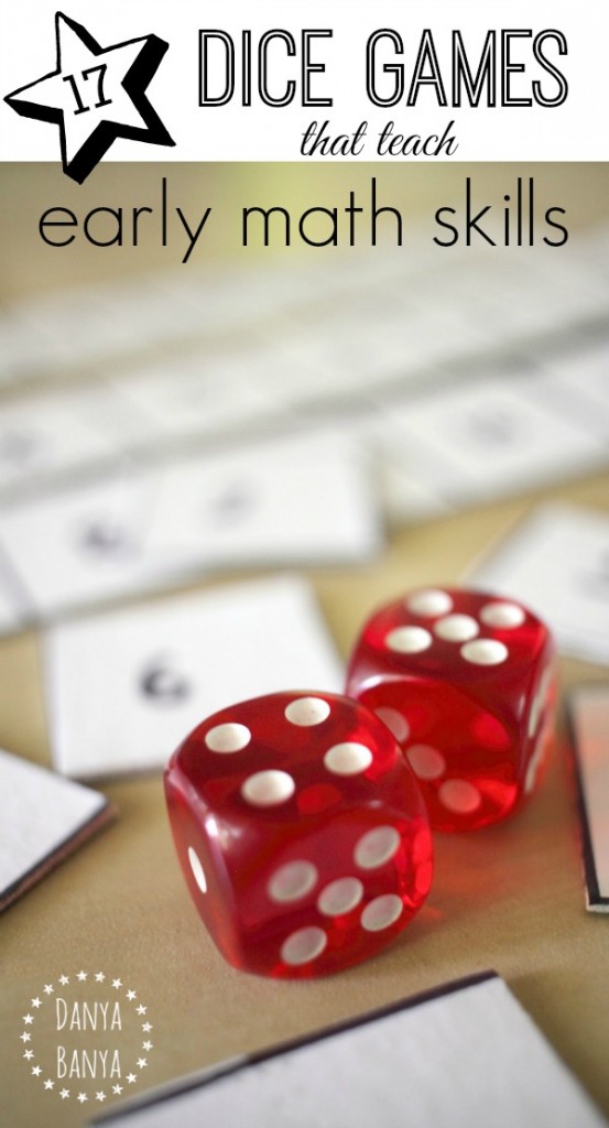 17 Dice Games for Kids (that teach early math skills) – Danya Banya