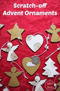 DIY Scratch-Off Advent Calendar Ornaments – Danya Banya