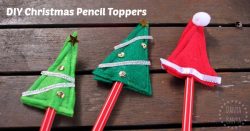 Christmas Pencil Toppers – Danya Banya
